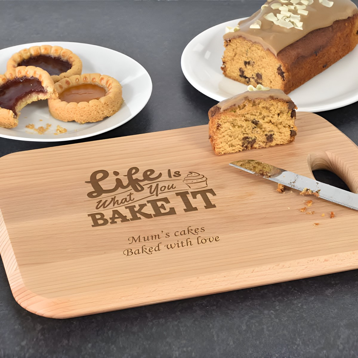 Life Is What You Bake It Persoanlised Baking Board