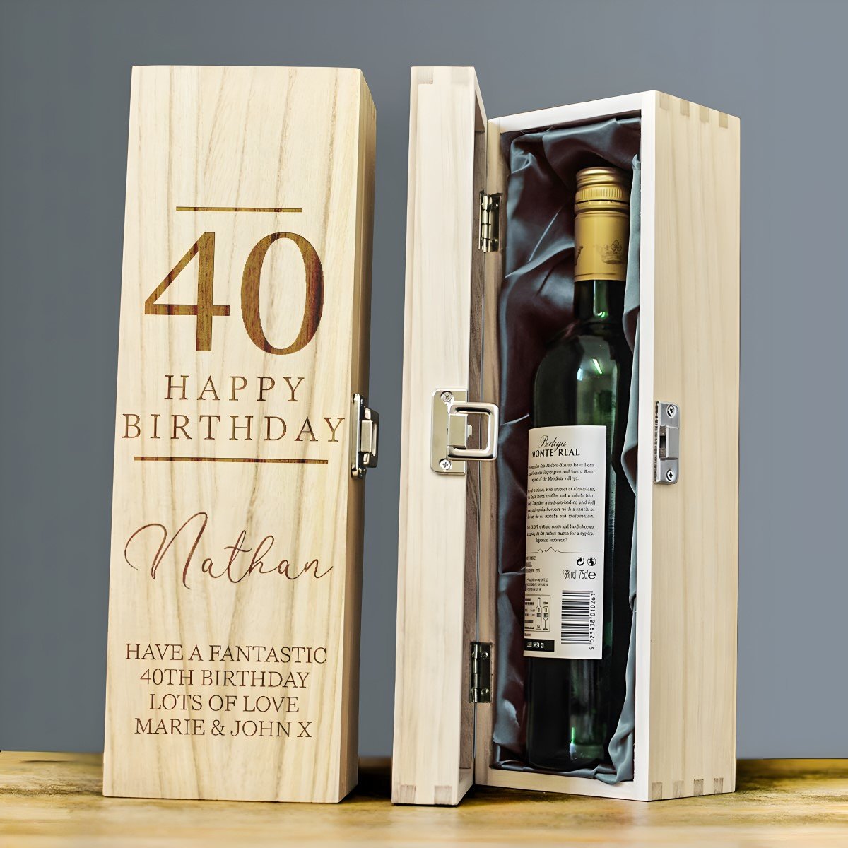 40th birthday personalised gifts store