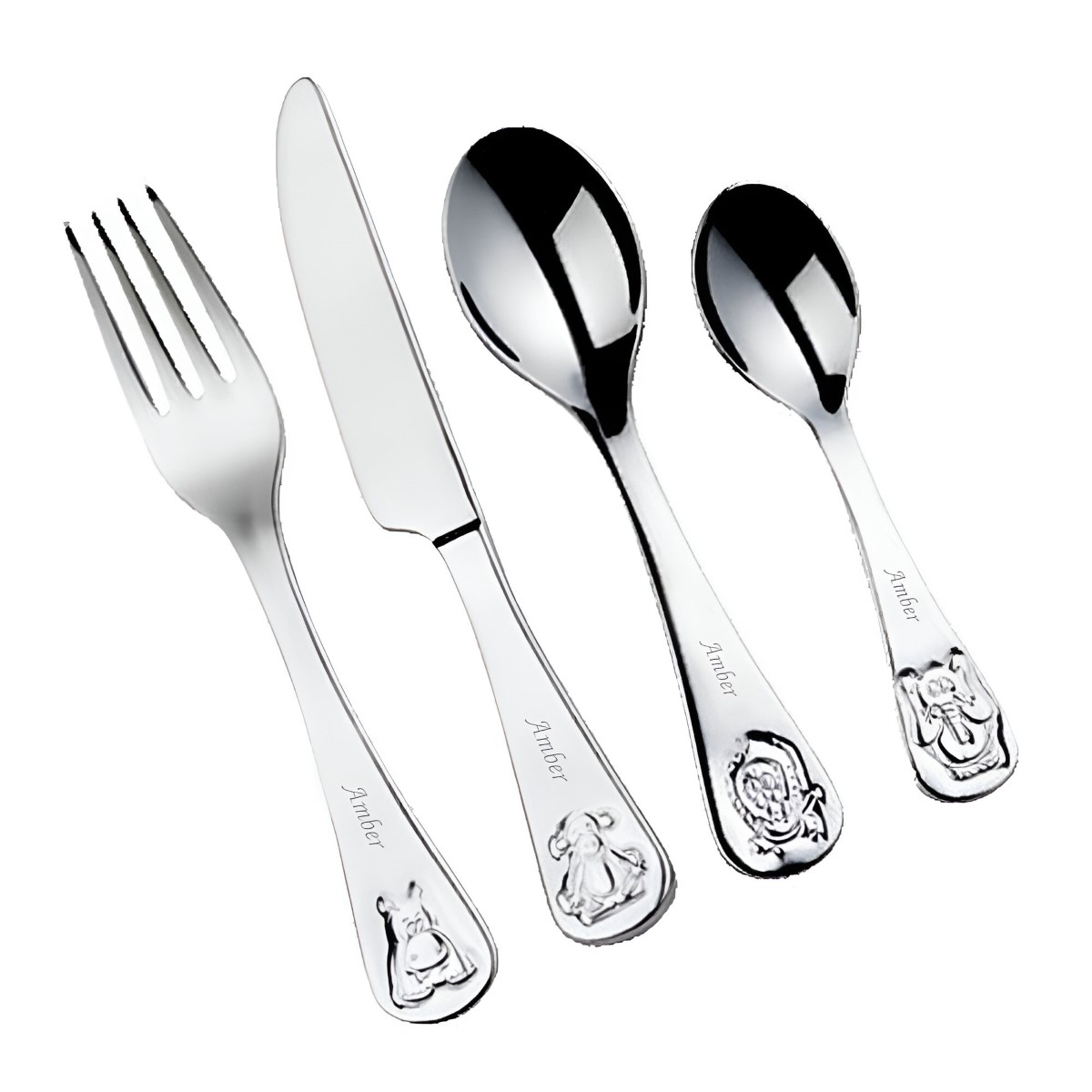 Personalised Childrens Cutlery Viners Jungle