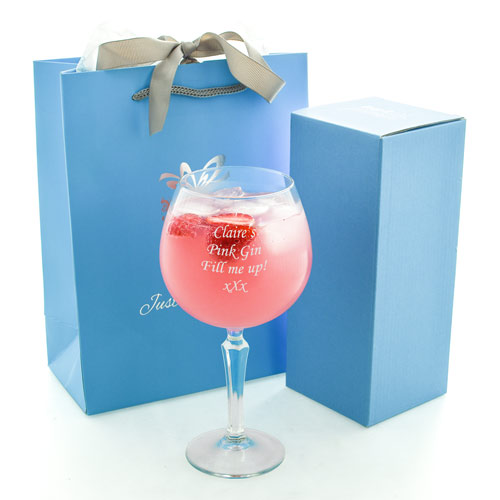 Personalised Vintage Gin And Tonic Copa Glass